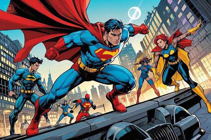 Provide comic book illustrations for you by Sco_ruito31 | Fiverr