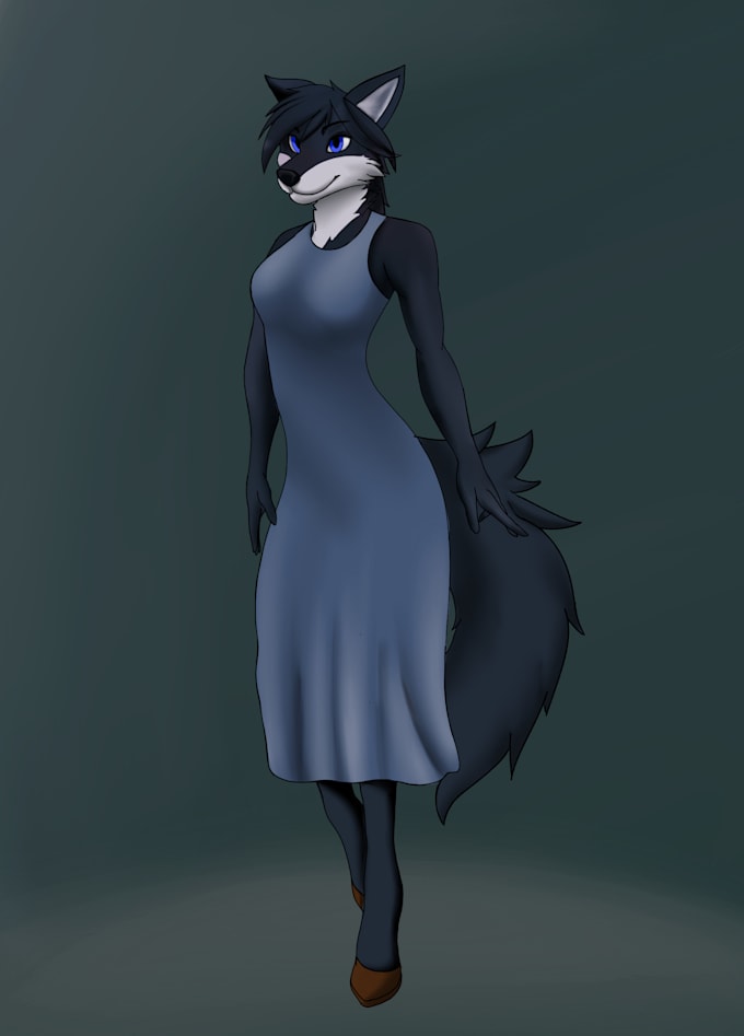 Design cute and unique 2d furry characters for games or vtubers by Zain ...