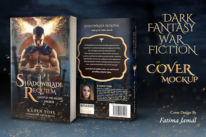 Design fictional book cover, kdp ebook, paperback, promo kit by ...