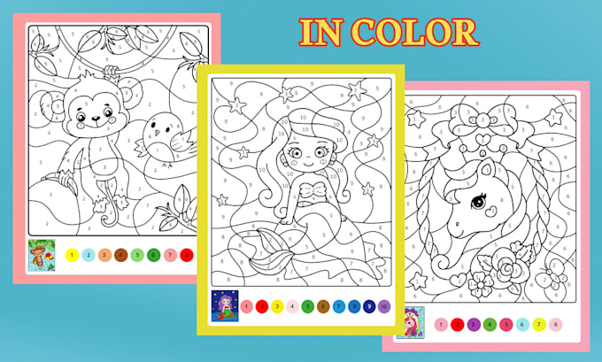 Créer des pages à colorier couleur par numéro pour les enfants