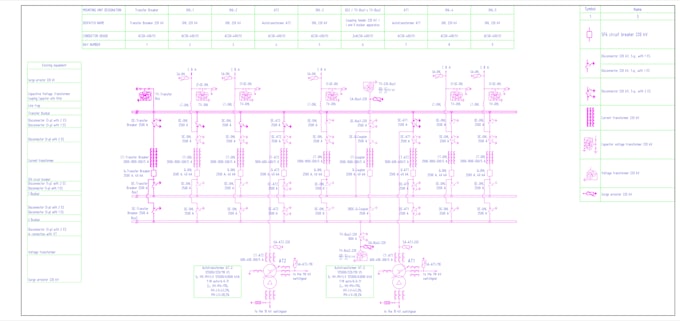 Electrical sld and layout in autocad by Egamzod | Fiverr