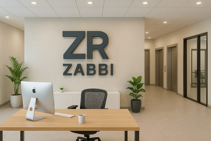 Create zoom virtual office background with your logo by Zohaib_zabbi ...