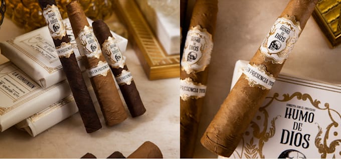 Do modern cigar logo, bands label, and cigar box design with full ...