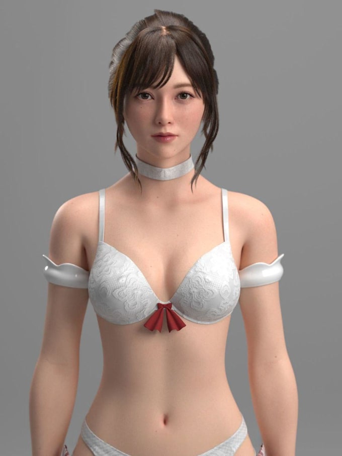 Realistic metahuman, 3d character model, stylized 3d model, daz3d, ue5, zbrush by Tomelliott_m ...