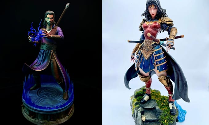 Do print and paint figure fdm miniature warhammer painting terrain abs ...