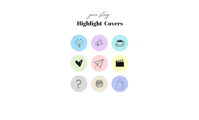 Design aesthetic instagram story highlight covers for your profile by ...