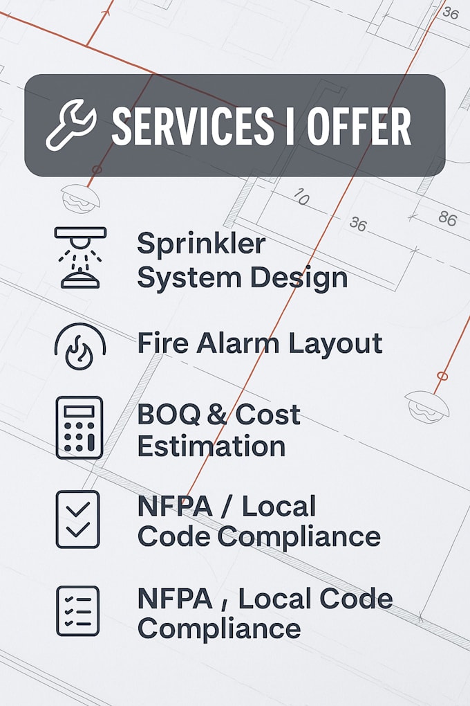 Do fire alarm and fighting system layout and estimation by ...