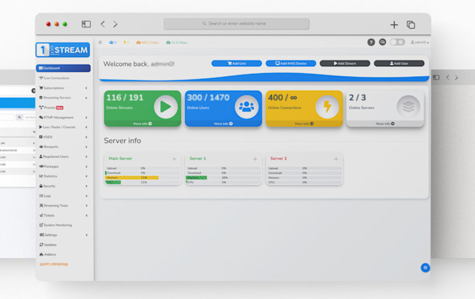 Setup and automate your xtream ui, nxt, xui one panels, cloudfare, iptv panel by Emmakayo | Fiverr