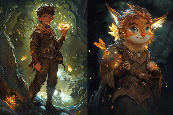 Draw high quality character illustration, concept art by Petooysens ...