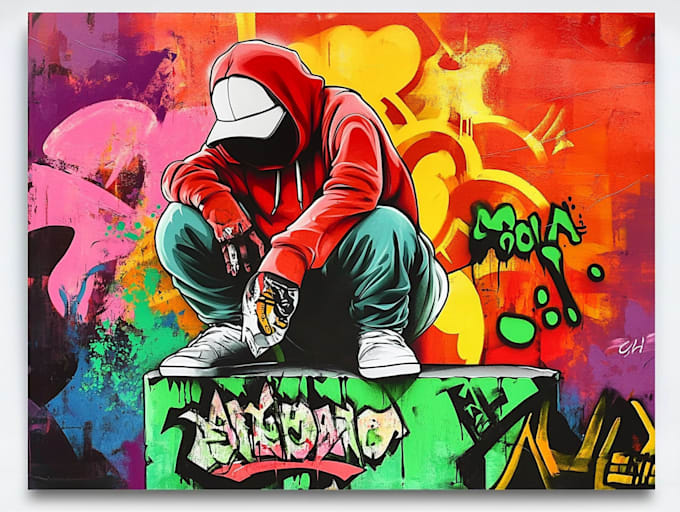 Create a hand drawn graffiti and character design by Annalirihisa | Fiverr