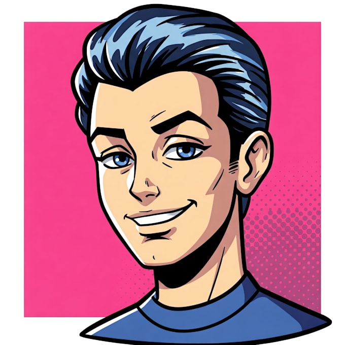 Draw custom pop art portrait your character by Evelos | Fiverr