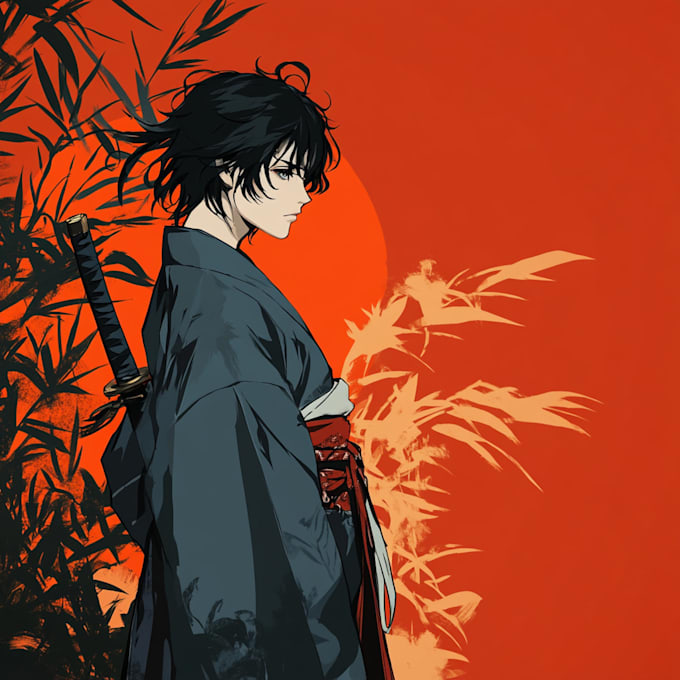 Draw 2d japanese anime style by Aveernand | Fiverr