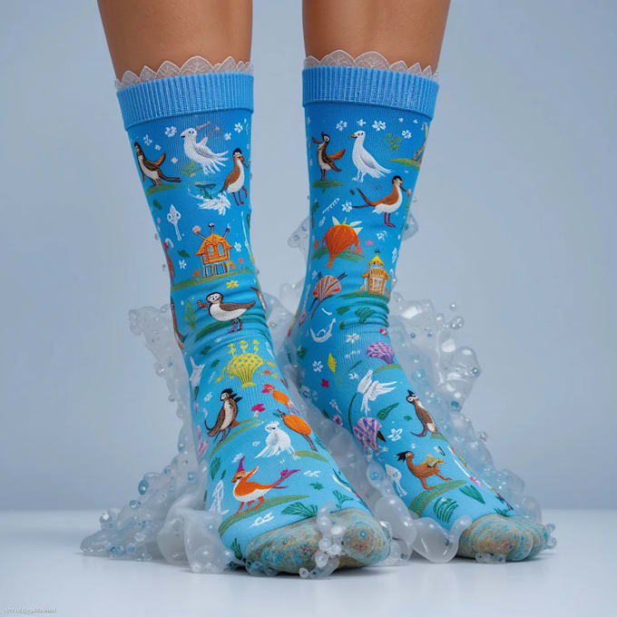 Do creative socks unique sock design for you by Rudolphar | Fiverr