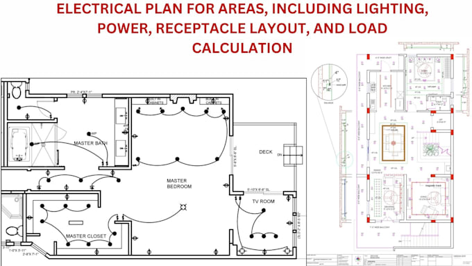 Create electrical lighting plans, load calculation and single line ...