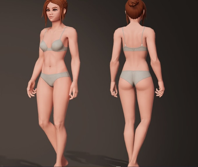 3d realistic nsfw,ue5 arkit rig, 3d metahuman character,2d image to 3d model,stl by Laryjaay ...