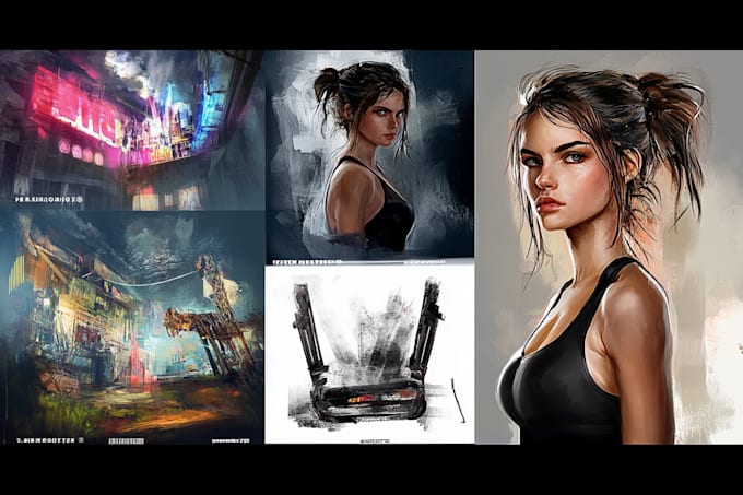 Draw your rpg game character design by Elandrmaak | Fiverr