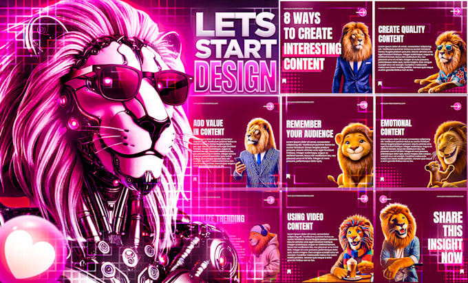 Design attractive instagram carousel, feed, graphics, and social media ...