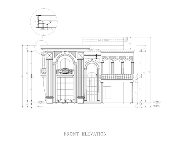 Do autocad 2d architectural floor plans and elevations drawings by Engr ...