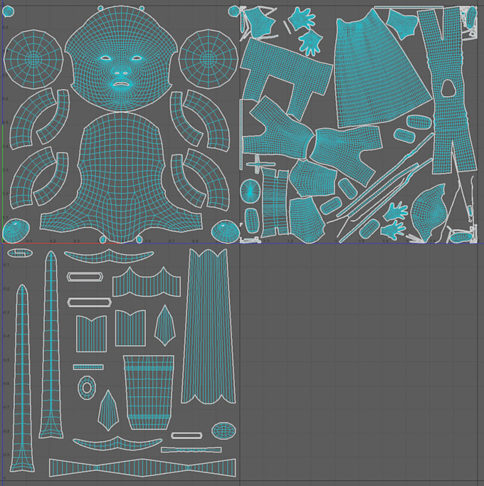 Unwrap uvs and bake normal or ao maps for your 3d model by Orserik | Fiverr
