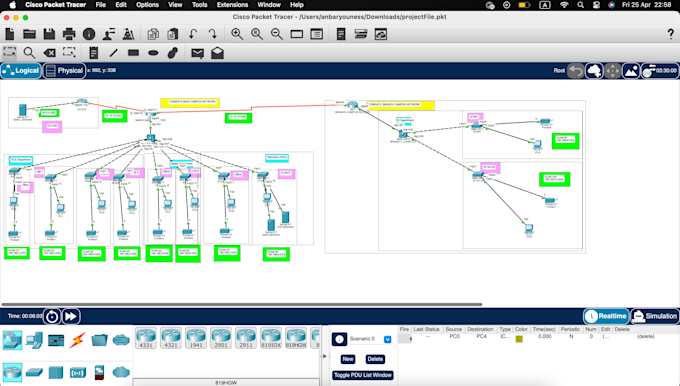 Build and troubleshoot cisco packet tracer networking by Anbaryouness ...