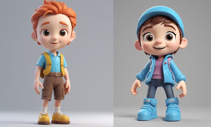 Create 3d toy models action figure for game and animation in autocad ...