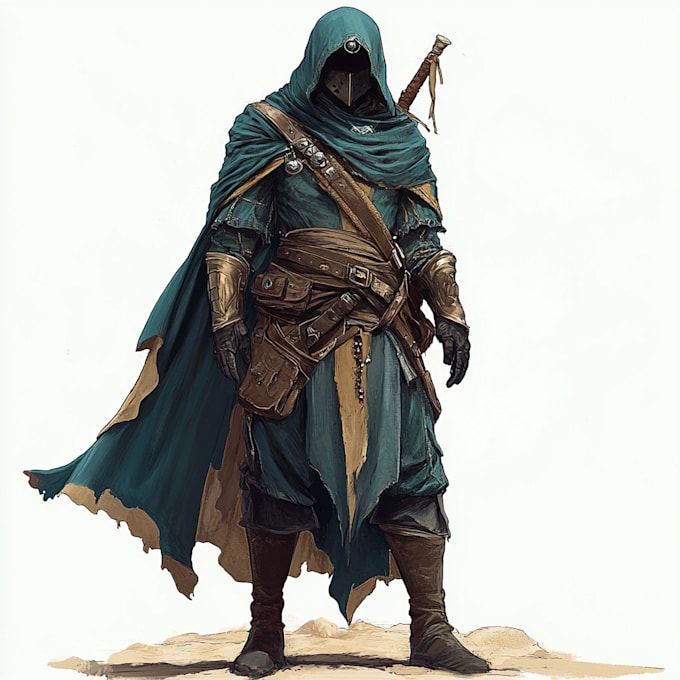Build your fantasy dnd character illustration by Jalanllace | Fiverr