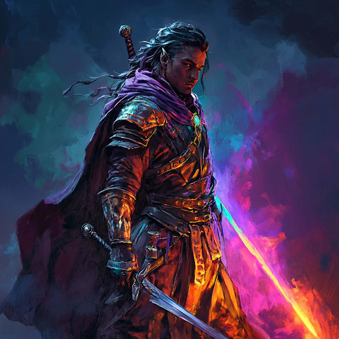 Draw fantasy dnd art, monster character, game art by Nimdep | Fiverr