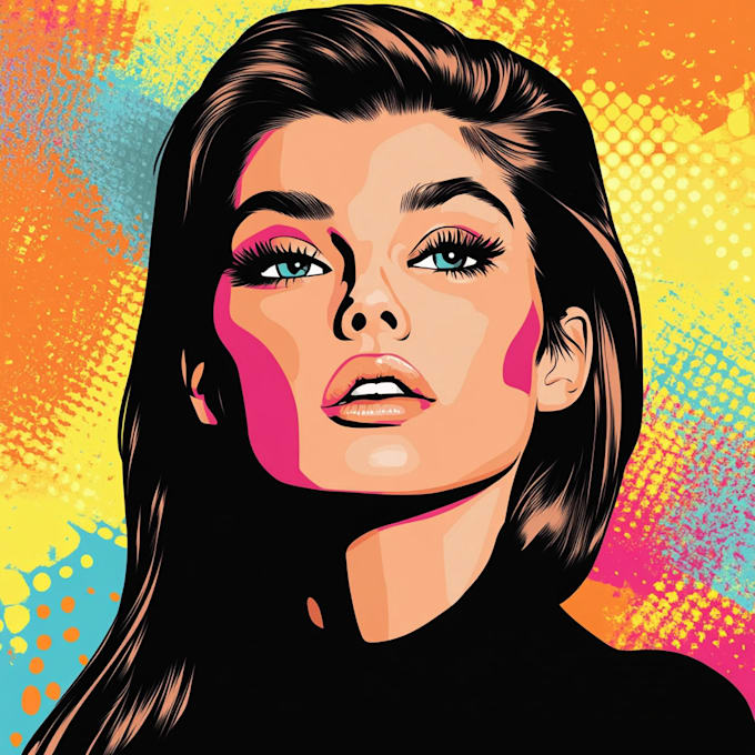 Do pop art portray your photo by Arac__horb0 | Fiverr