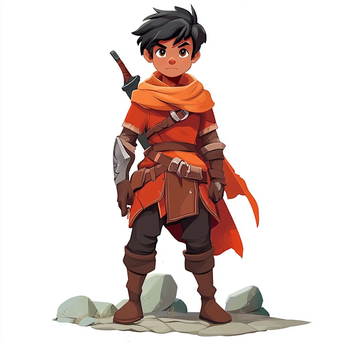 Draw 2d game character for dnd art by Sachine26 | Fiverr