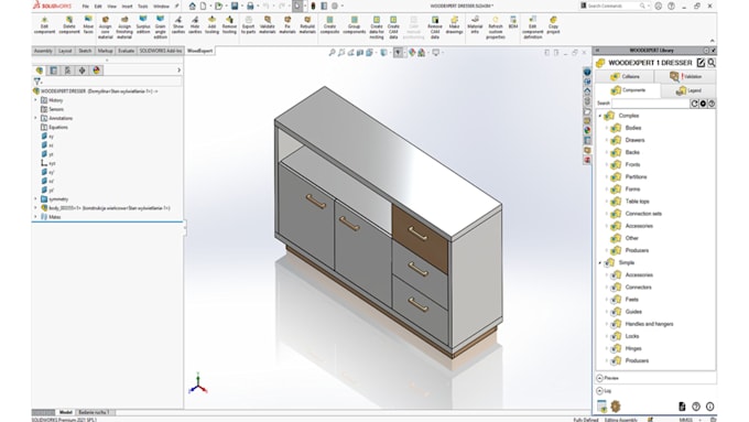 Design 3d and 2d shop drawings for furniture woodworking by Shaba999 ...