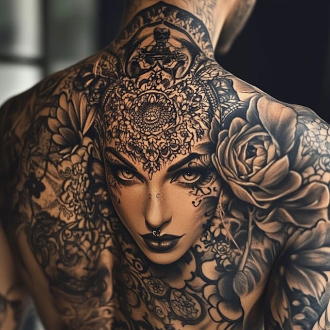 Create a tattoo design of tattoo sleeve by Kierounders | Fiverr