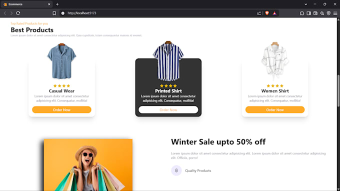 Create a modern responsive react web landing page for your business by Rahul_rana_0 | Fiverr