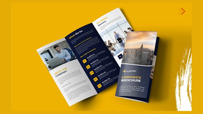 Design bifold, trifold brochure and catalog by Timileyin_johna | Fiverr