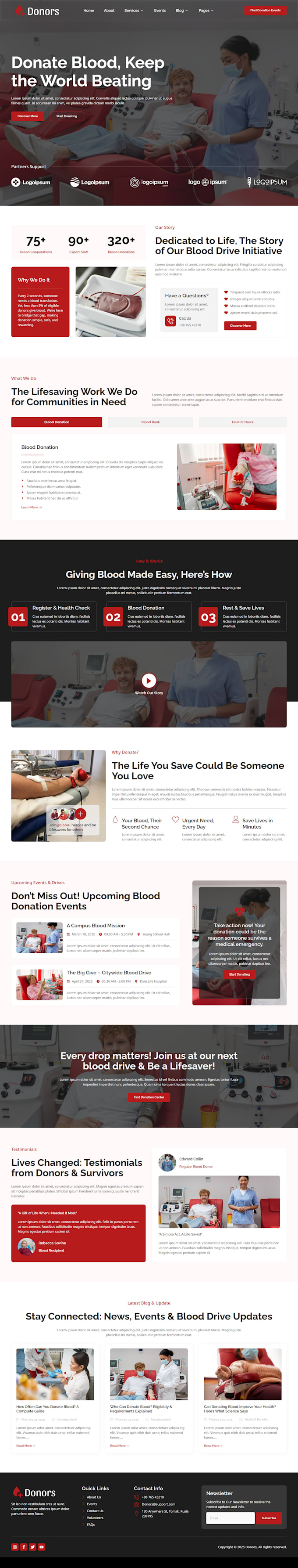 Do ui ux design for nonprofit organization website by Sahedalomsumit ...