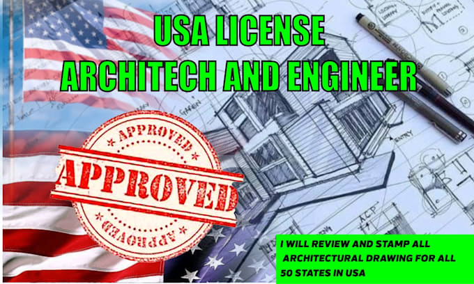 Draw stamp architectural structural engineering drawing letter mep city ...