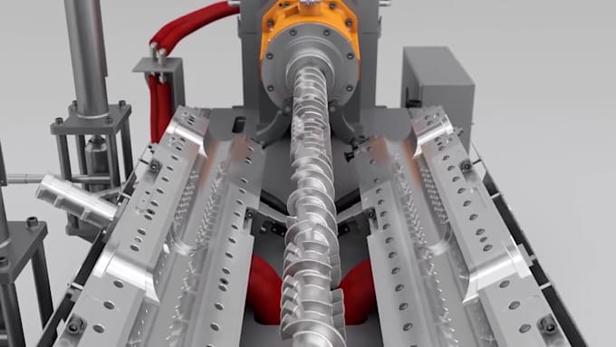Create cinematic 3d industrial animation, product cgi, manufacturing ...