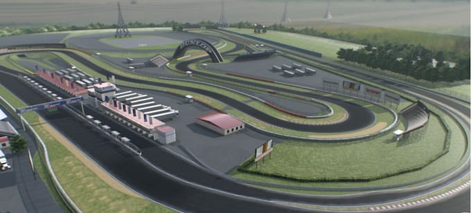 Design 3d race track circuit,training center,field map,sport complex ...
