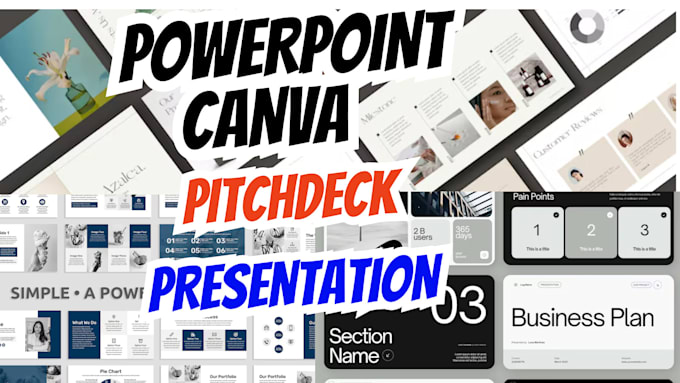 Design canva presentation ms powerpoint google slide pitch deck design redesign by Webking ...