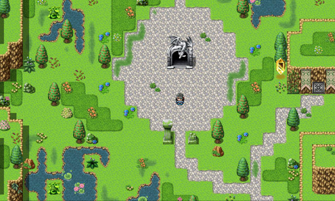 Do 2d pixel art background, top down game assets, tilemap, rpg pixel ...
