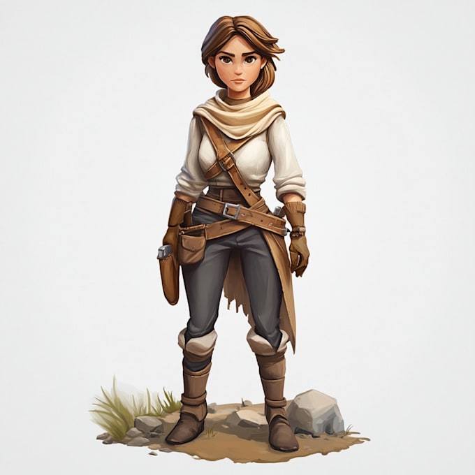Draw 2d game character design by Francisero | Fiverr