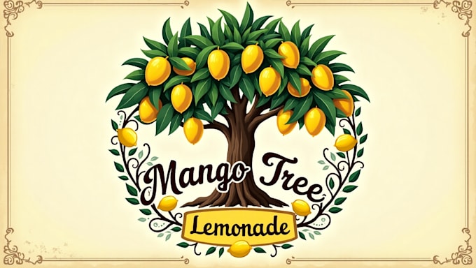 Design a vintage mango tree lemonade logo for your brand by Jaks_harbe ...