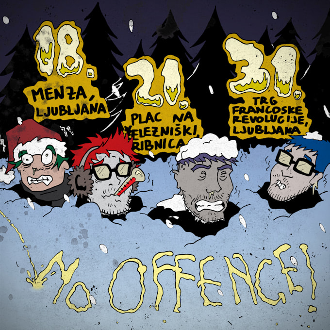 Create funny comic punk posters by Aliasplume | Fiverr