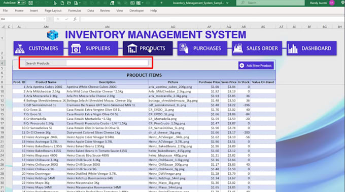Create a custom inventory management spreadsheet in excel by Excelbyanalyst | Fiverr