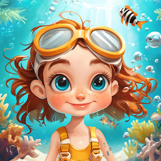 Design cute and simple cartoon characters by Eleph__oda | Fiverr
