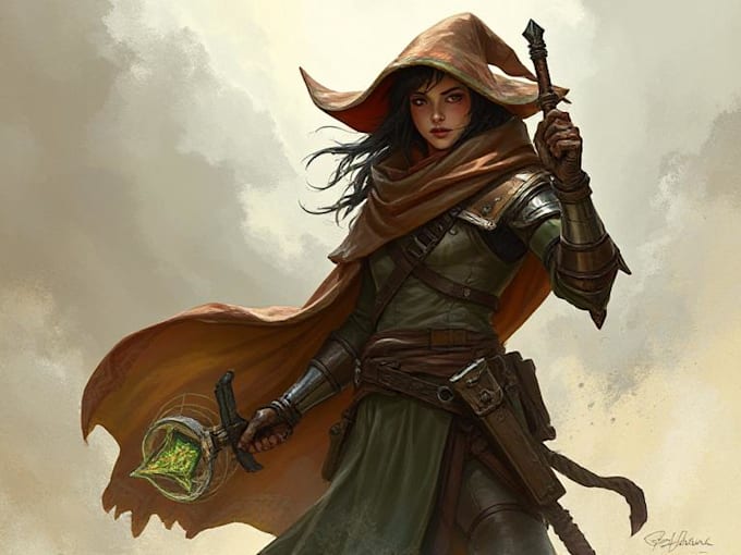 Draw your dnd, sci fi, fantasy character or illustration by Boncandolph ...