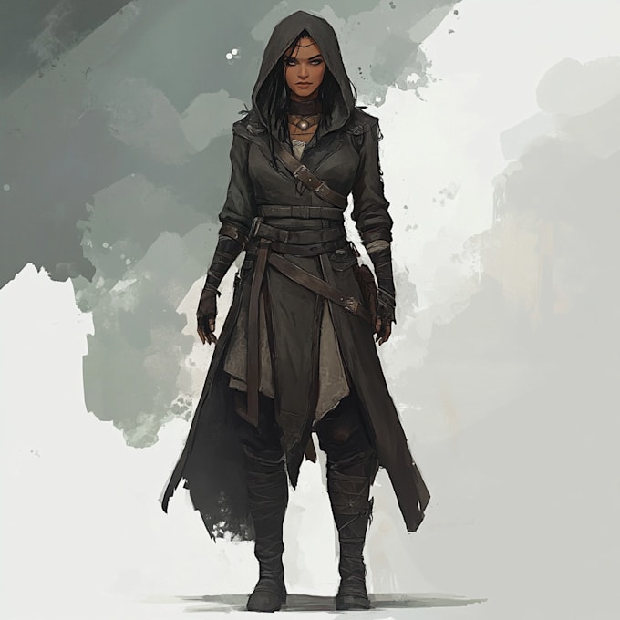 Unique dnd character art and dnd character art by Qealbug | Fiverr