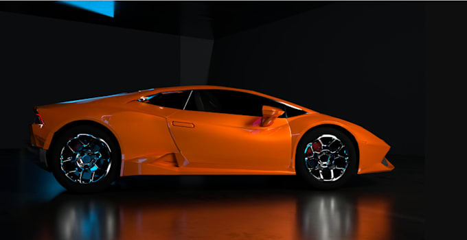 Do realistic 3d car model,car body kit,cad design,3d vehicle,fivem,3d ...