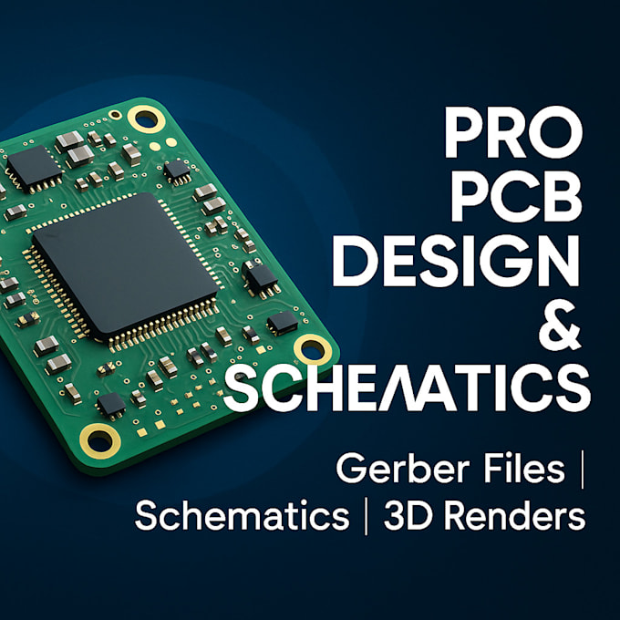 Design custom pcb layouts and circuit schematics by Fhg557 | Fiverr