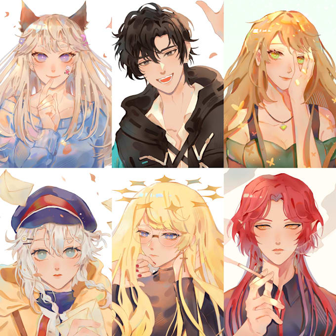 Draw you fanart, couple, or original character in anime by Miroceros739 ...