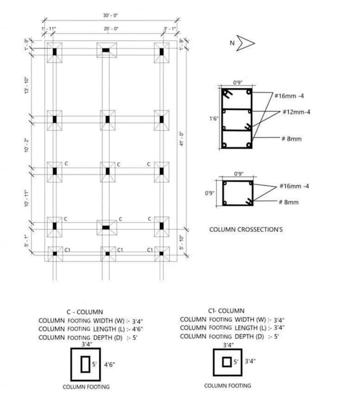 Do structural design of slabs, beam, columns, foundation by Jameslucas9 ...